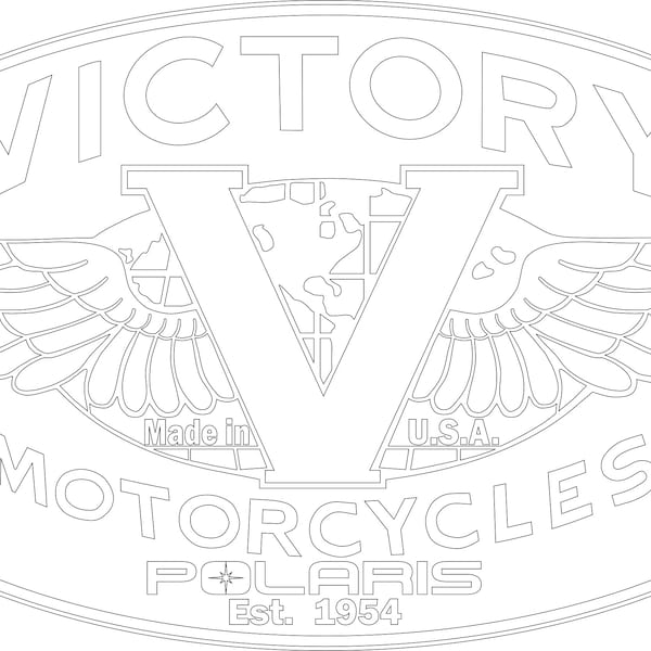 Victory Motorcycle Logo - Etsy