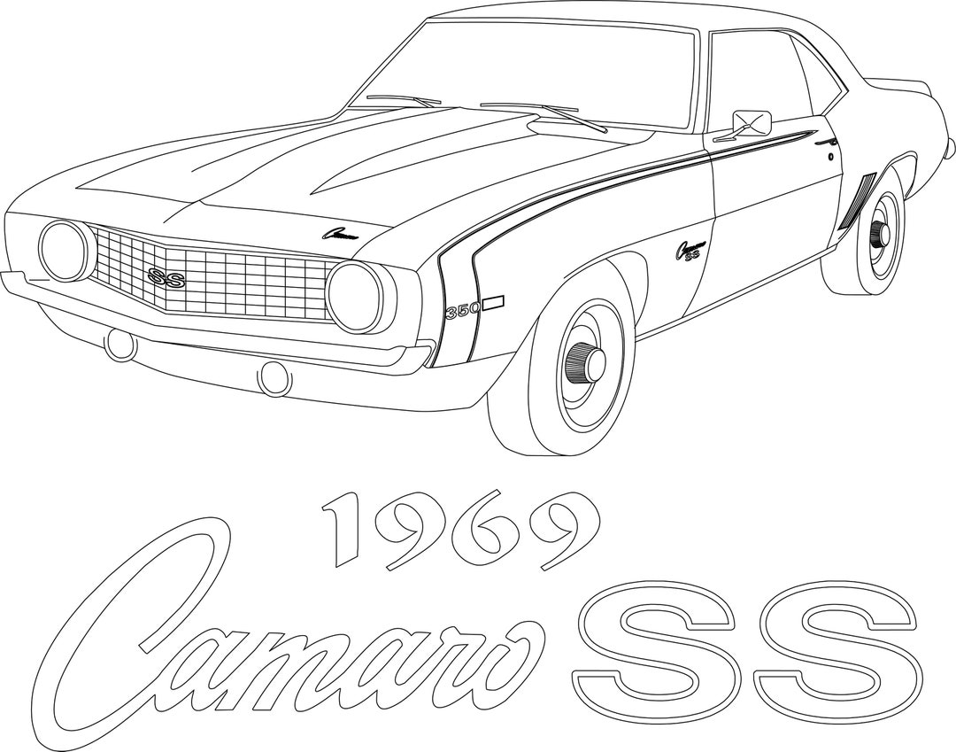 69 Camaro Vector Files - Etsy