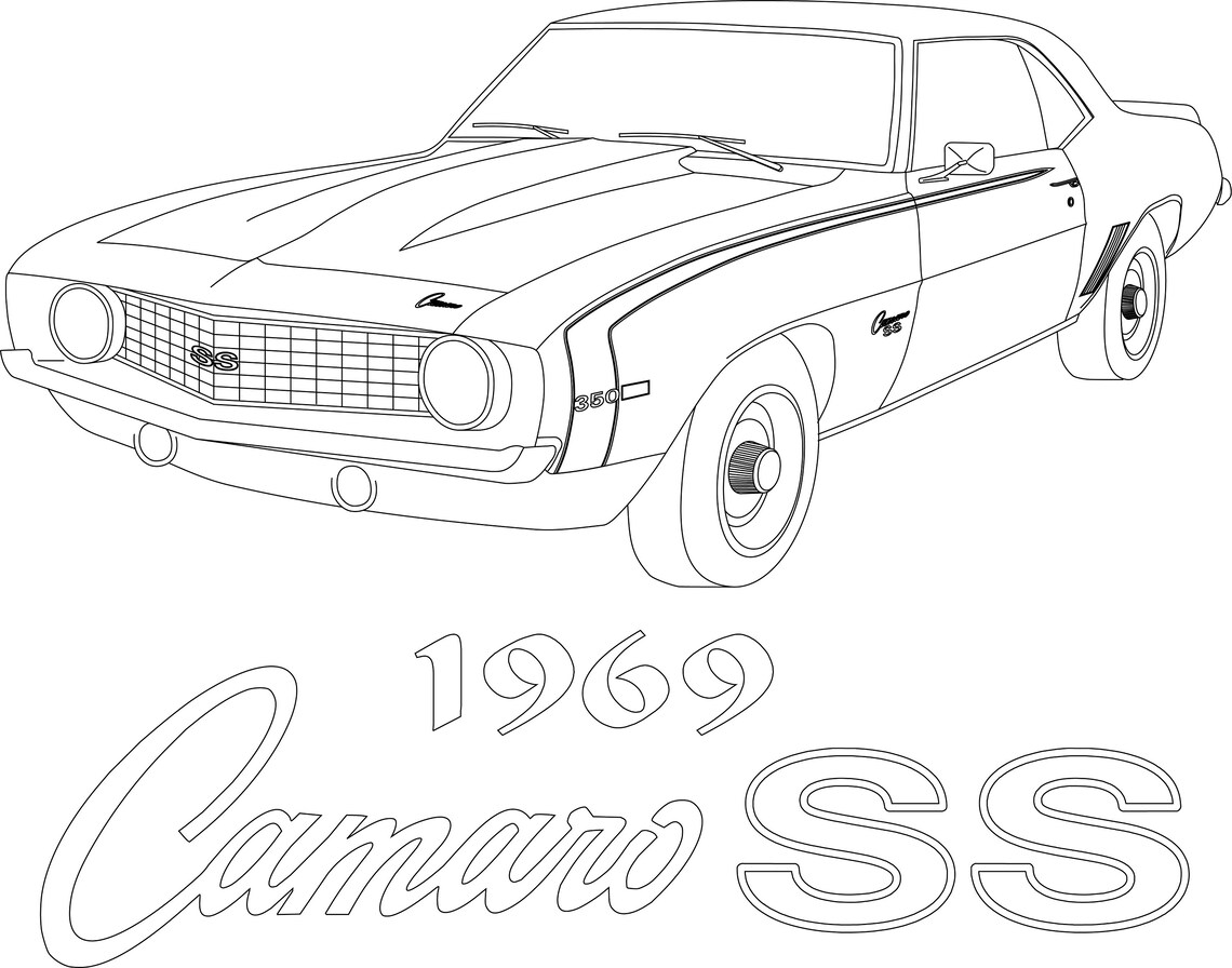 69 Camaro Vector Files - Etsy