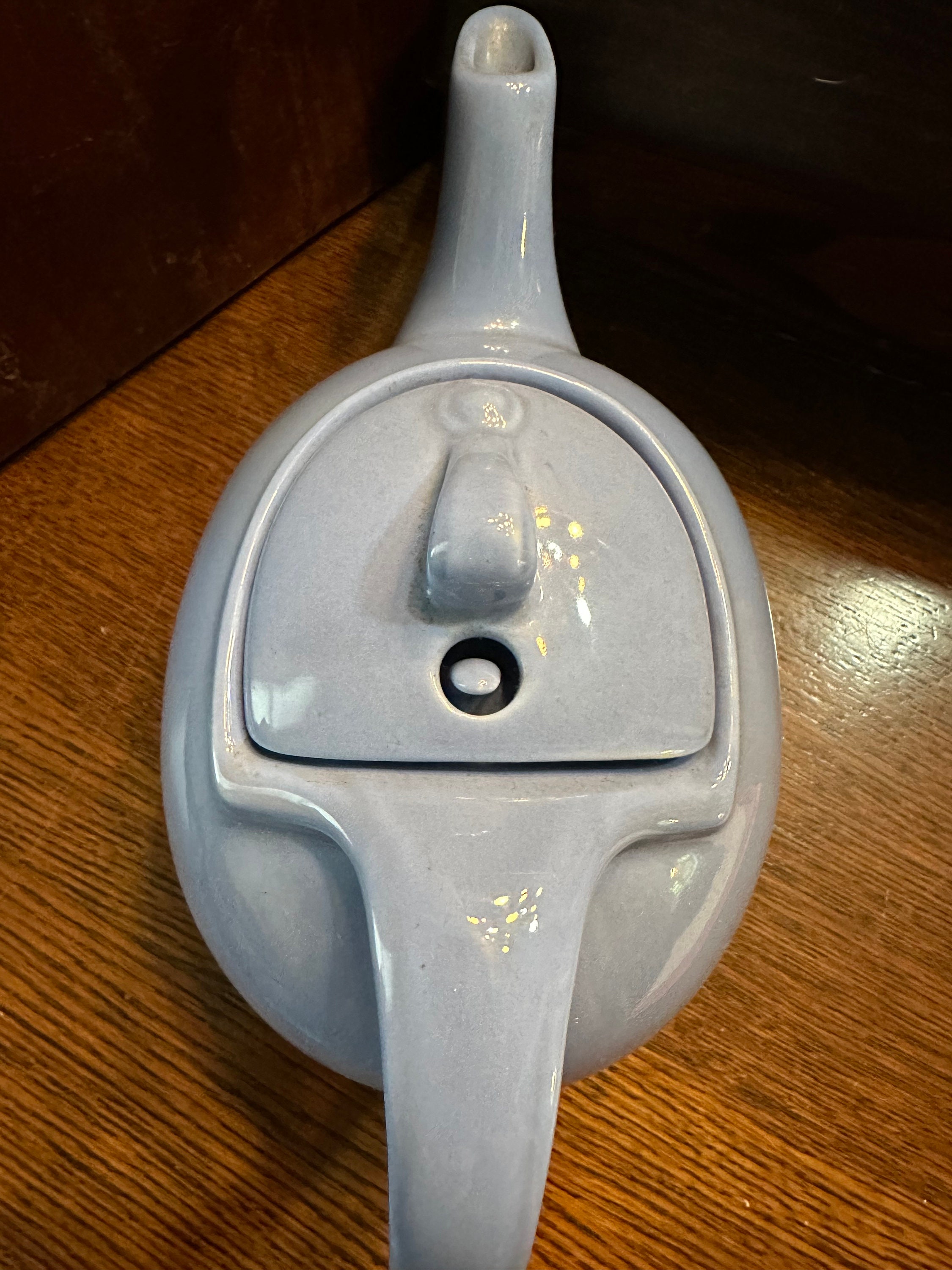 Vintage Hall Blue Teapot - Etsy