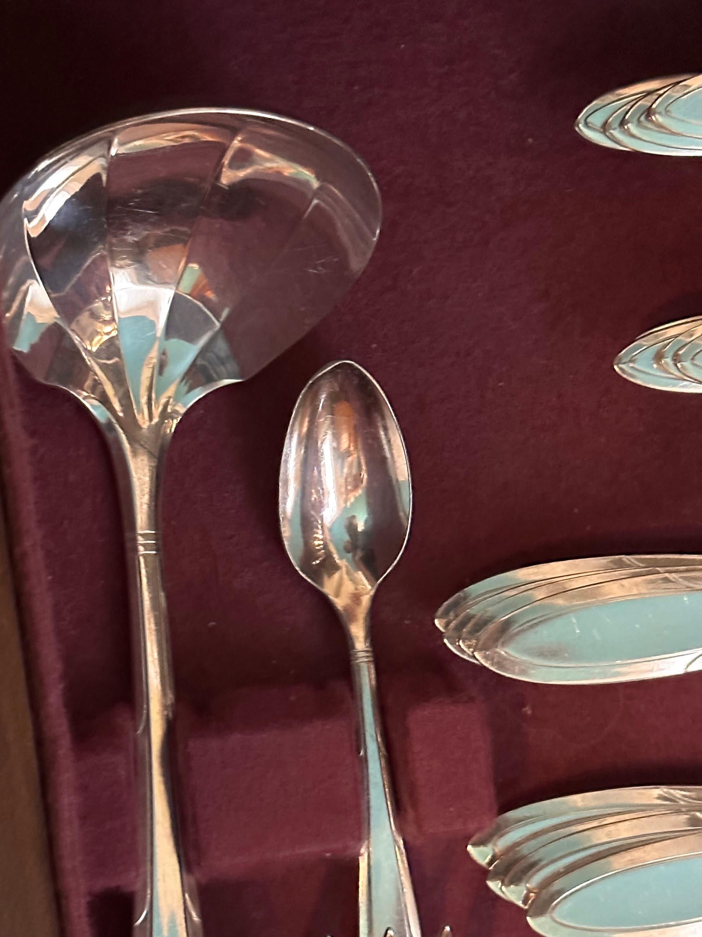 Nobility Plate “reverie” 1937 Complete Silver Plate Service for Eight ...