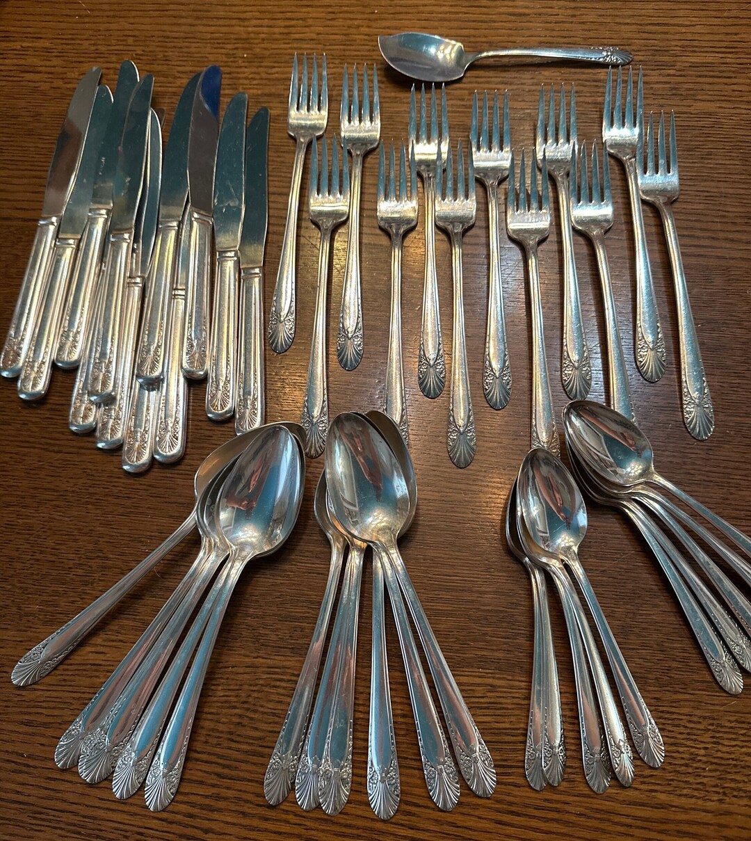 Crown Plate Silverplate Service for Twelve in “radiance” - Etsy