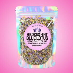 Sampler • 7 Egyptian Blue Lotus Blends • Tea Blends for Ritual ...