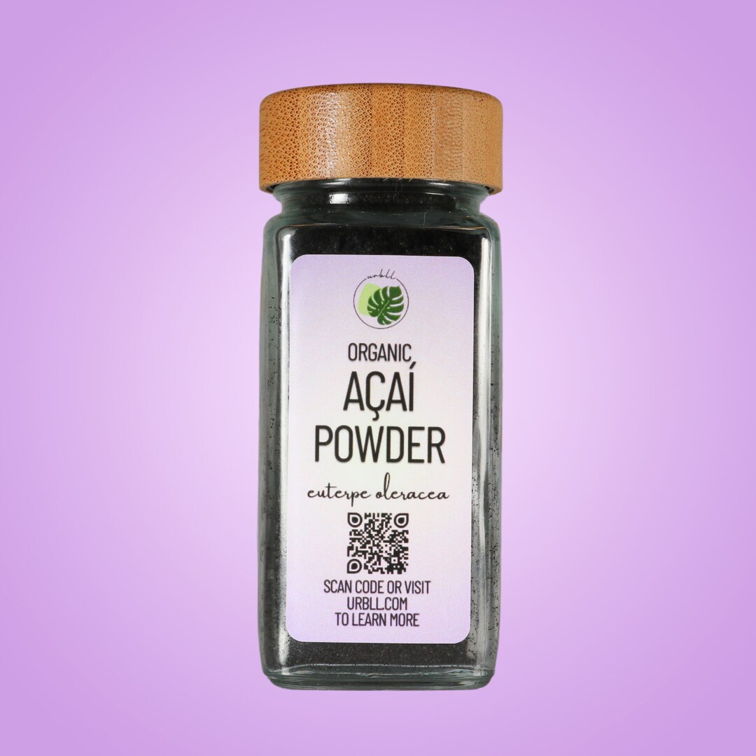 Organic Açaí Powder Premium Grade 100% Organic Berry Powder Health and ...
