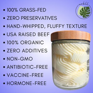 Whipped Organic Tallow From Grass-fed Beef • Hydrate and Moisturize ...