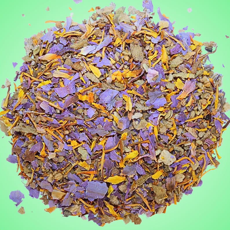 Mullein + Egyptian Blue Lotus Tea • Herbal Botanical Tea Blend • All ...