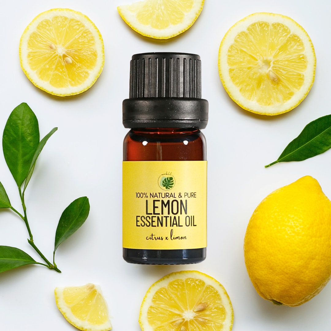 Lemon Essential Oil • 100% Pure Citrus Limon • Cold Pressed Peel Oil ...
