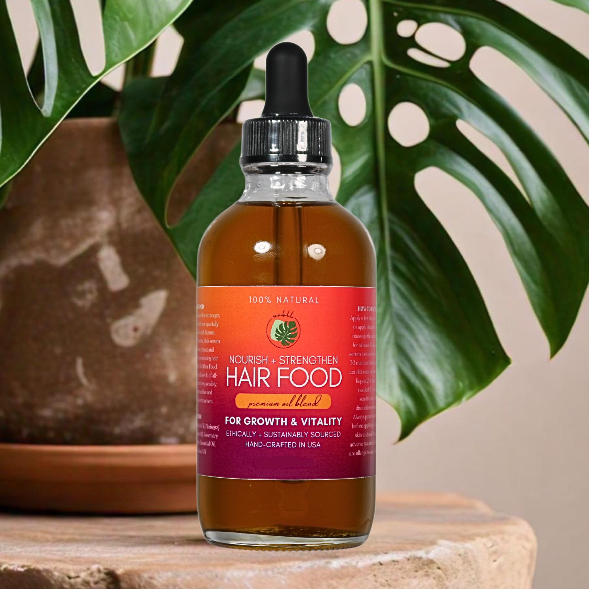 Hair Food Oil • Herbal Scalp & Growth Oil • Batana, Amla, Bhringraj ...