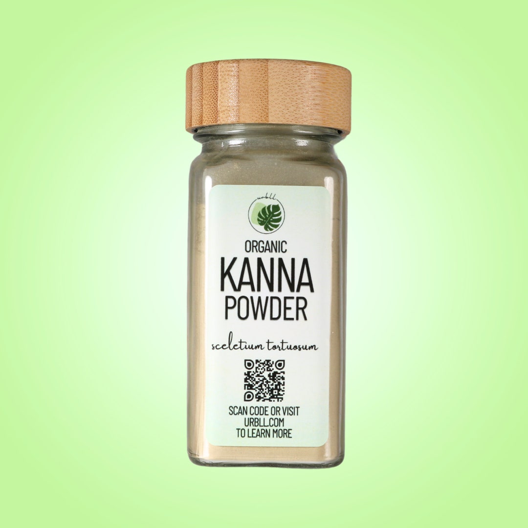 Organic Kanna Leaf Powder in Glass Jar - Etsy
