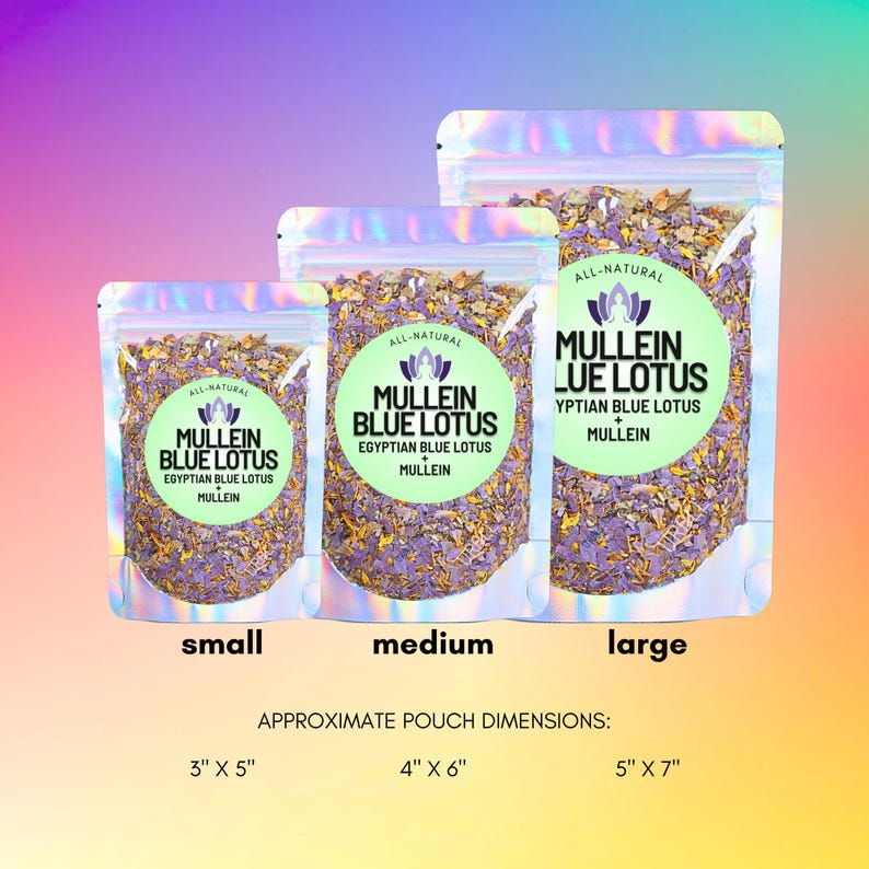 Sampler • 7 Egyptian Blue Lotus Blends • Tea Blends for Ritual ...