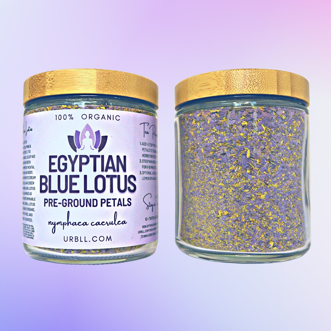 Egyptian Blue Lotus Pre-ground Petals Stamen .25oz 7oz - Etsy UK
