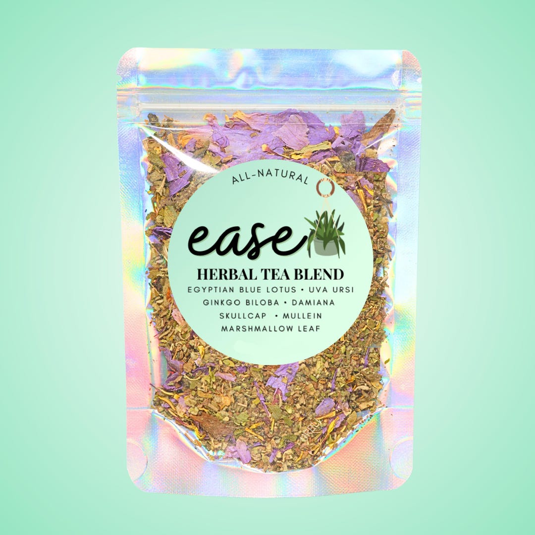 Ease Tea • Soothing Herbal Tea • All-natural Ingredients • Zero ...