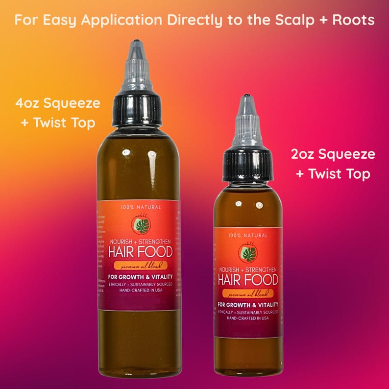 Hair Food Oil • Herbal Scalp & Growth Oil • Batana, Amla, Bhringraj ...