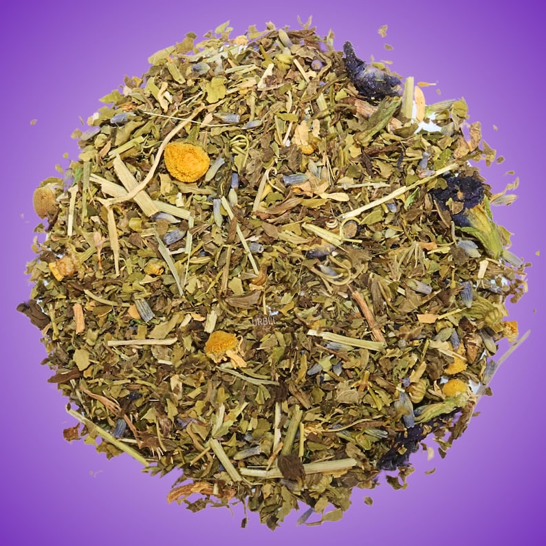 Happy Sleep Tea • Chamomile, Lemon Balm, Butterfly Pea, Valerian ...