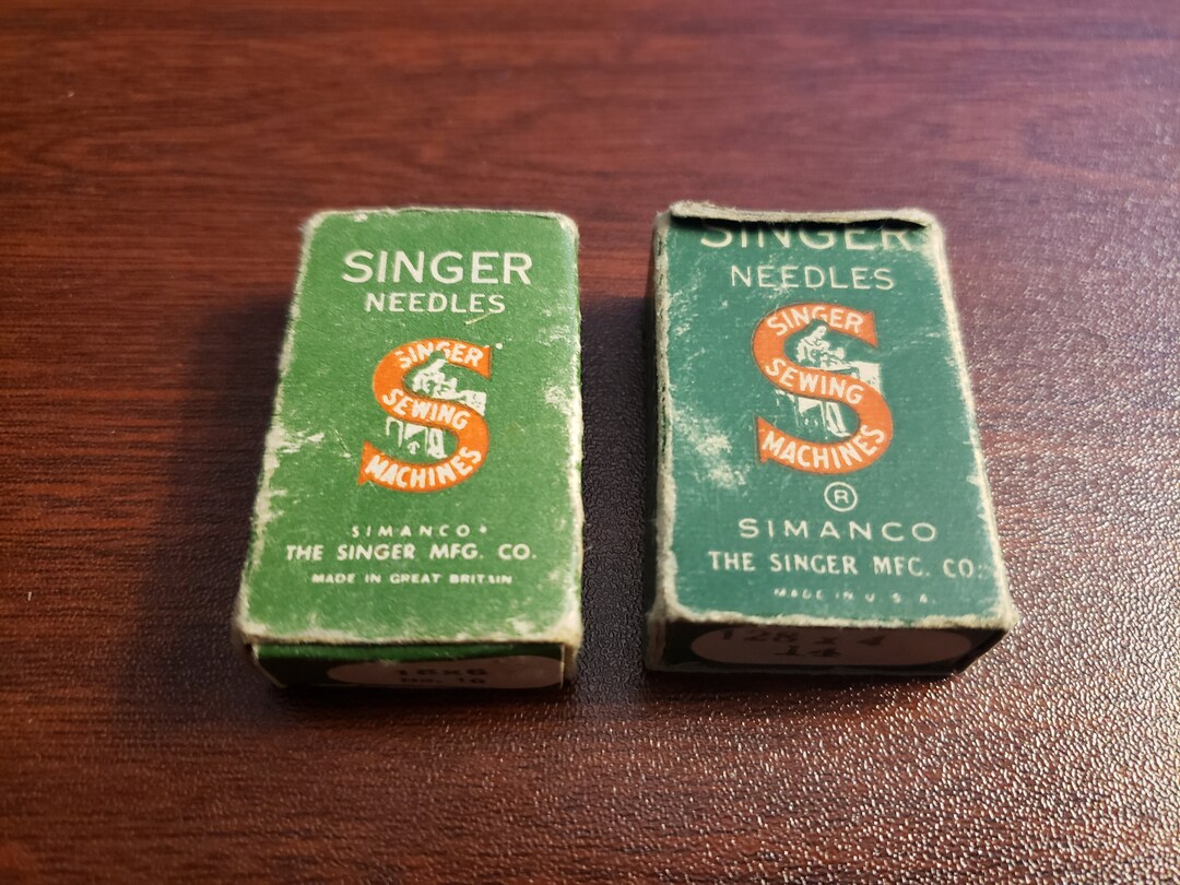 2 Boxes of Vintage Singer Sewing Needles - Etsy