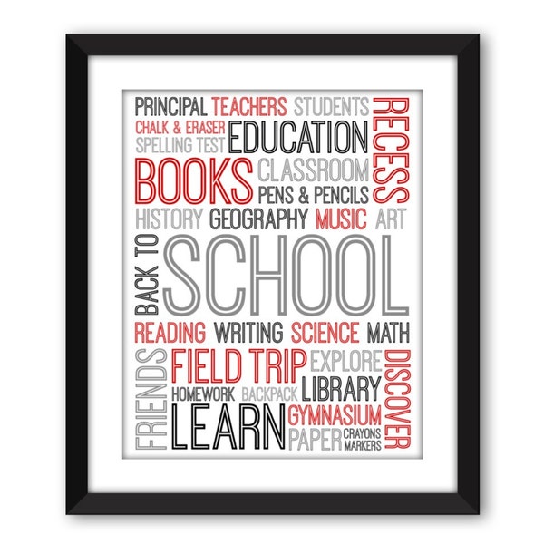 Teacher Subway Art - Etsy