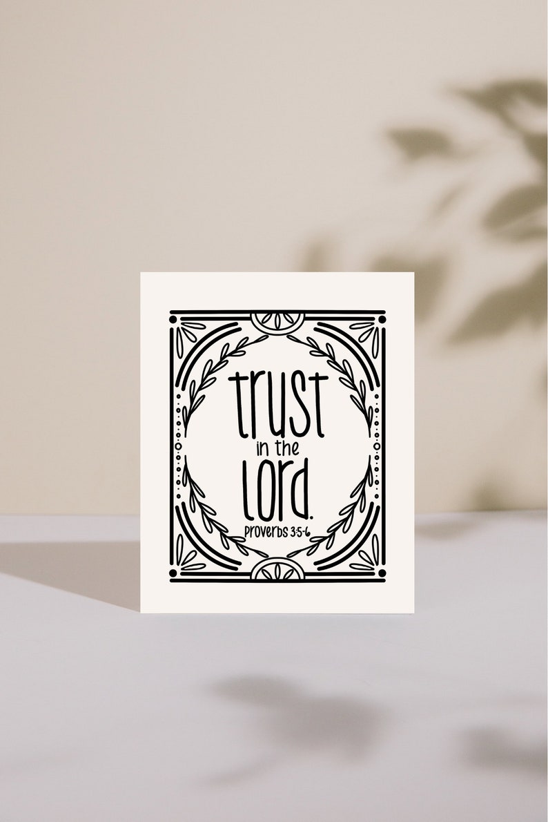 Trust in the Lord Ornate Frame Graphic | PNG File Set | Hi-res | LDS ...