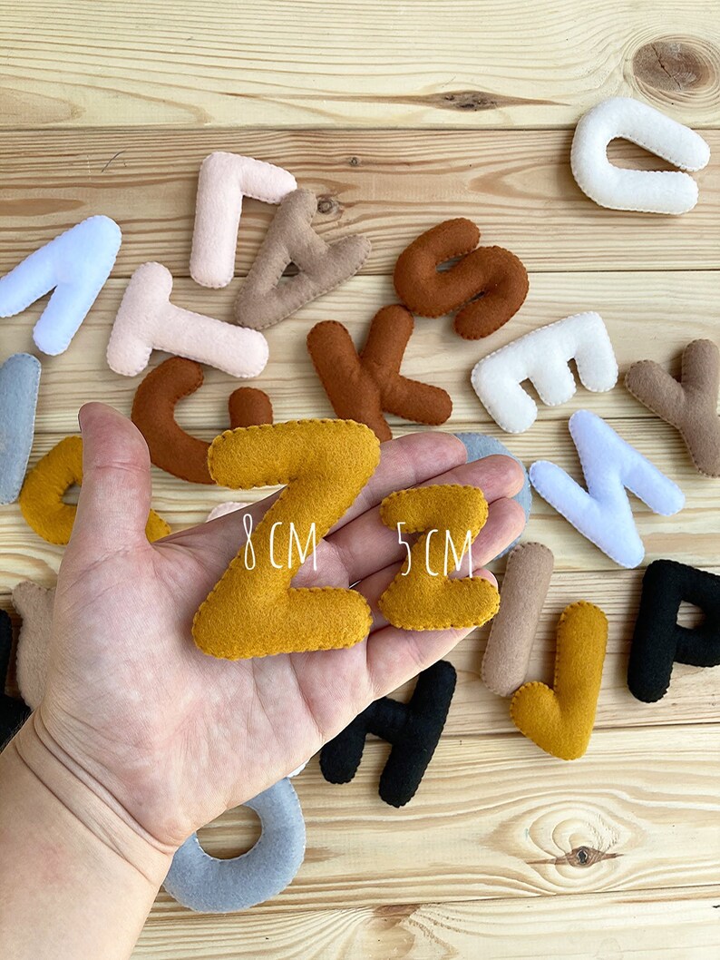 Set Felt Alphabet and Numbers - Etsy