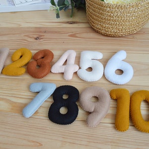 Colorful Felt Numbers Felt Numbers Felt Numbers 1-10 | Etsy