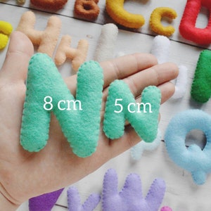 Set Felt Alphabet and Numbers - Etsy