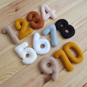 Set Felt Alphabet and Numbers - Etsy