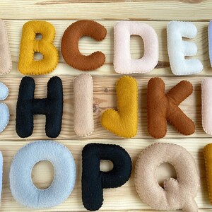 Colorful Felt Alphabet Felt Alphabet Felt Letters | Etsy