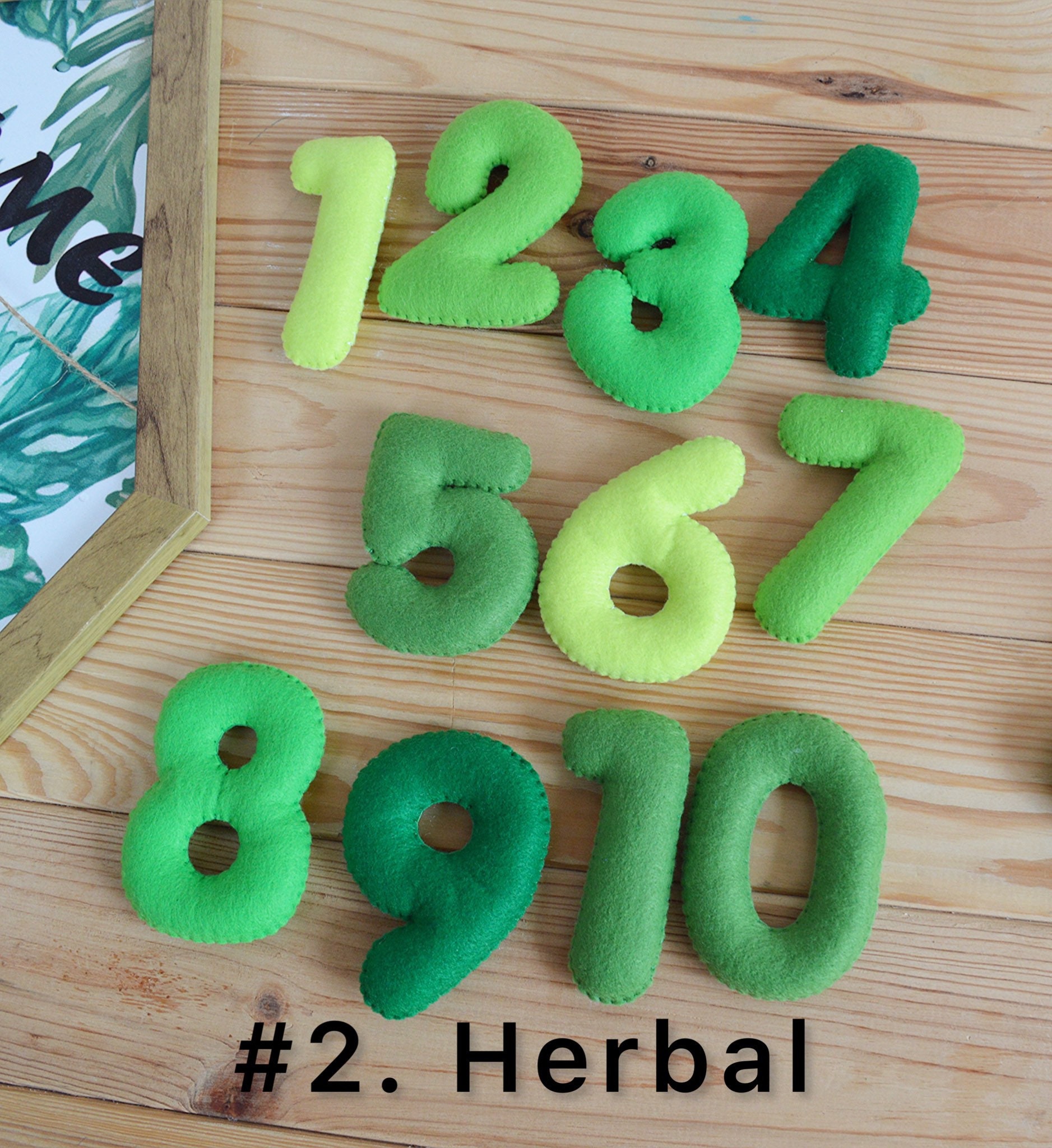 Colorful Felt Numbers Felt Numbers Felt Numbers 1-10 - Etsy