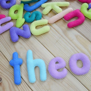 Lower Case Felt Alphabet Felt Letters Educational Game Preschool ...