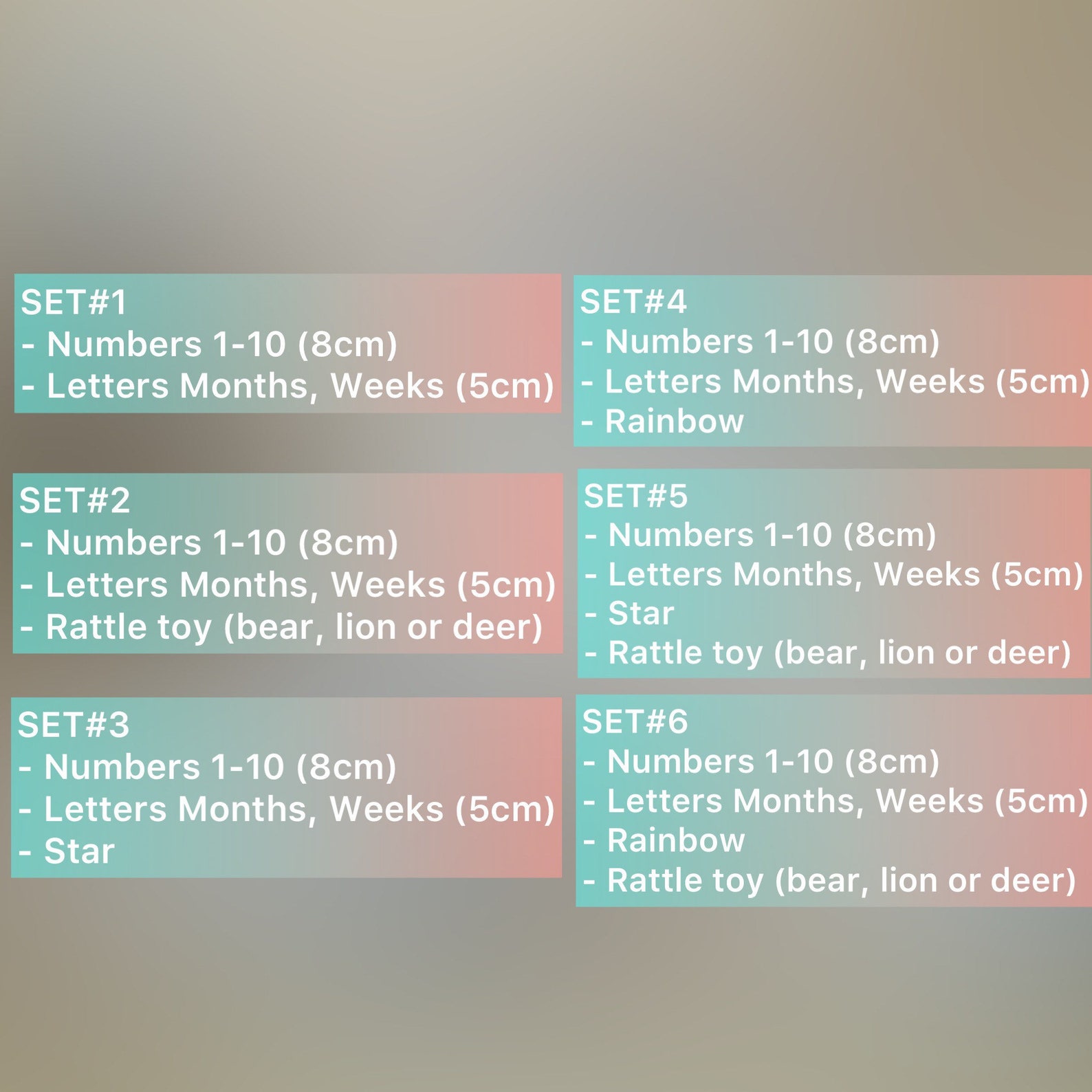 Baby months tracker Felt baby milestone numbers Baby bump | Etsy