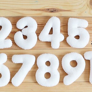 Colorful Felt Numbers Felt Numbers Felt Numbers 0-10 - Etsy