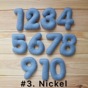 Colorful Felt Numbers Felt Numbers Felt Numbers 0-10 - Etsy