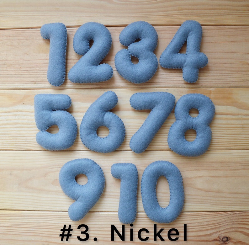 Colorful Felt Numbers Felt Numbers Felt Numbers 0-10 - Etsy