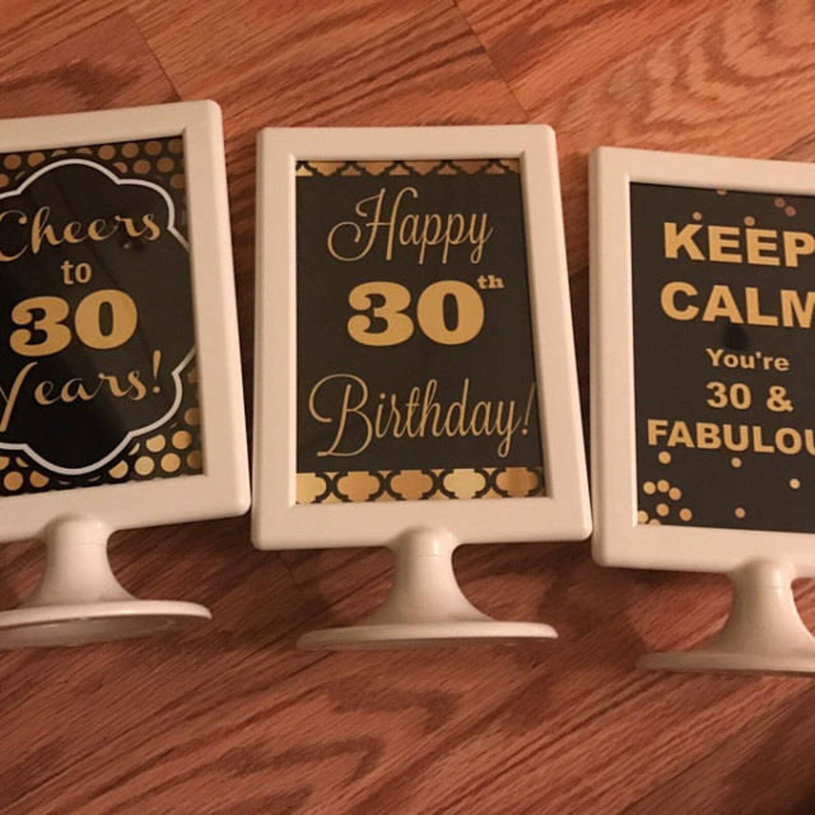 30th Birthday Party Signs 30th Birthday Party Decorations 30 | Etsy