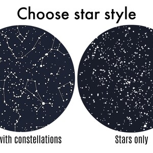 Custom Star Map Heart, Constellation Map, Personalized Constellation ...