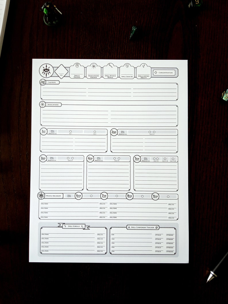 I Took The Official Dnd5echaractersheet Form Fillable And Made A
