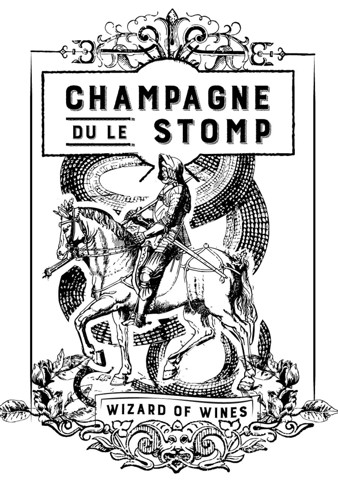 Custom Wine Labels from the Wizard of Wines Dungeons and | Etsy