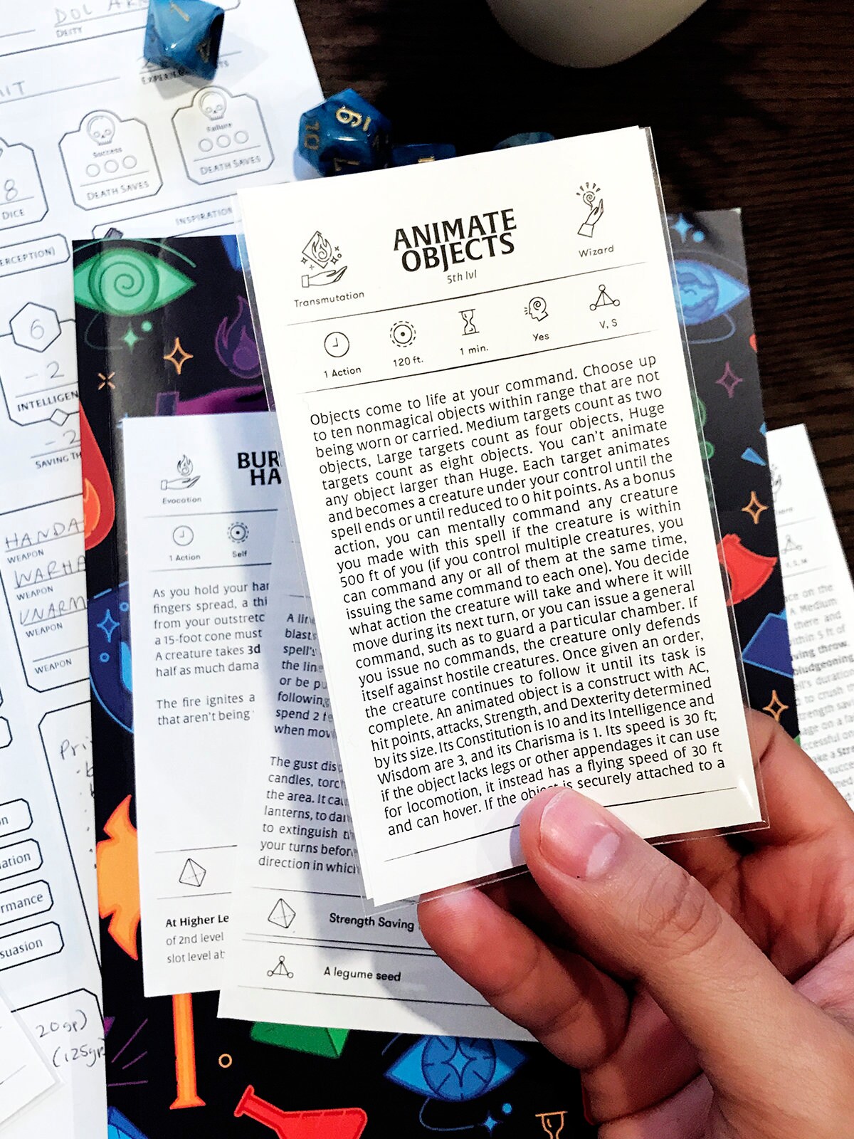 Custom Wizard Spell Cards - Etsy