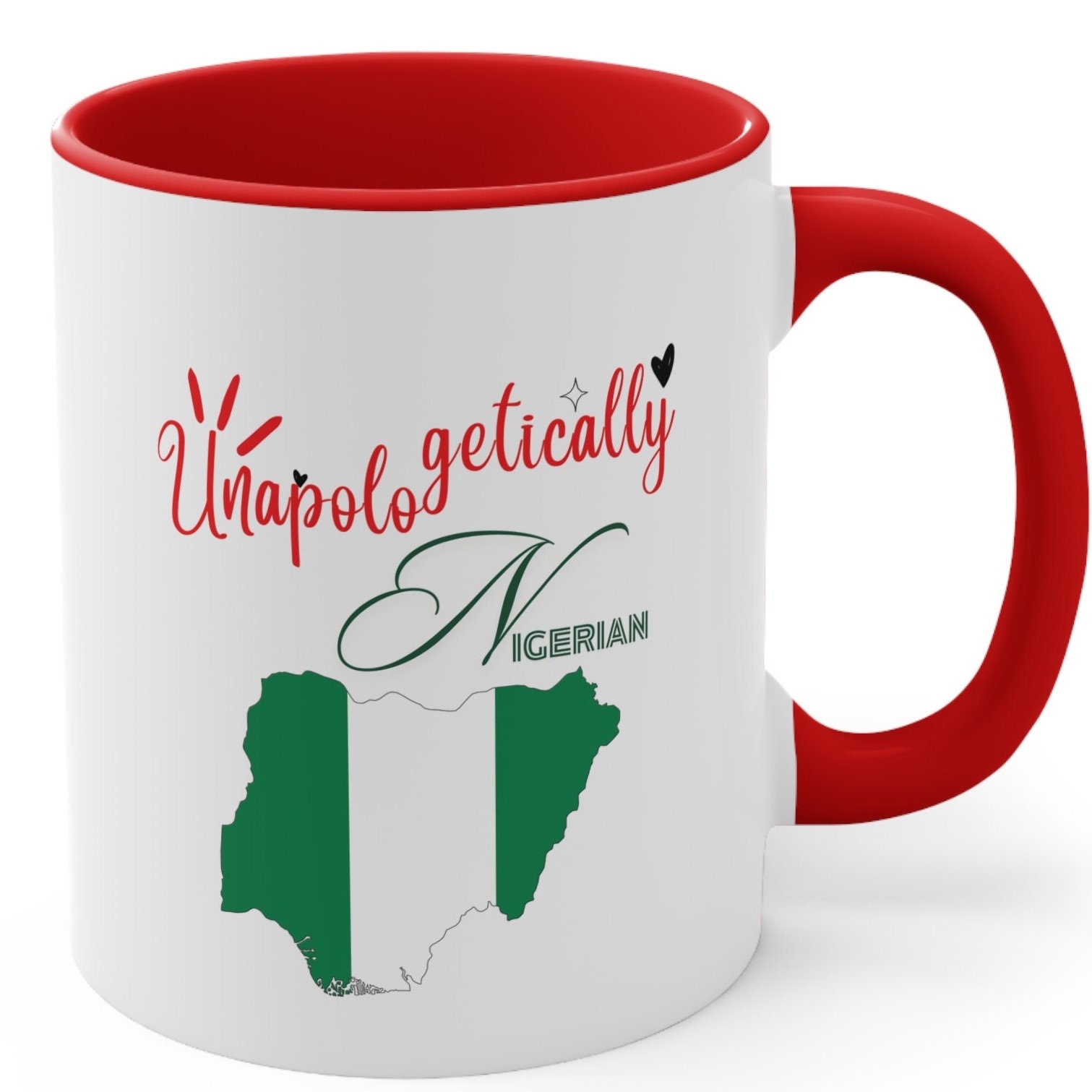 NIGERIAN PRIDE MUG African Heritage Mug Nigeria Flag Mug Nigeria ...