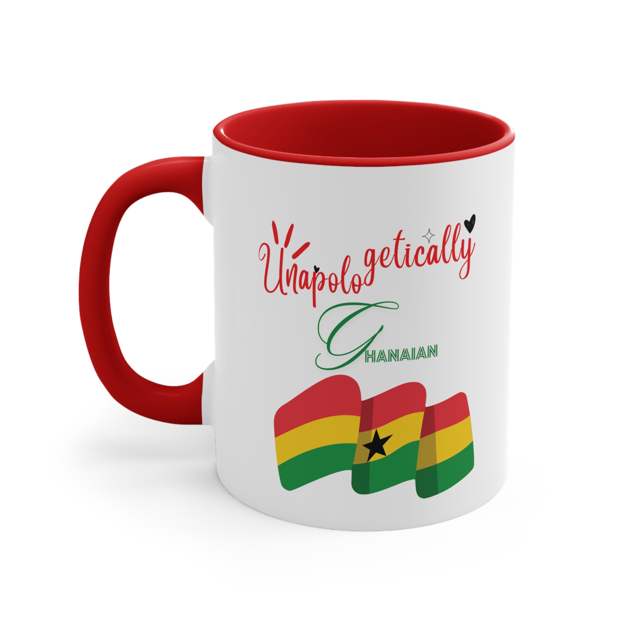 GHANAIAN FLAG MUG African Inspired Mug Memorable Africa Cup Ghana ...