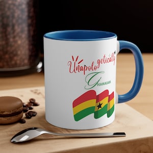 GHANAIAN FLAG MUG African Inspired Mug Memorable Africa Cup Ghana ...