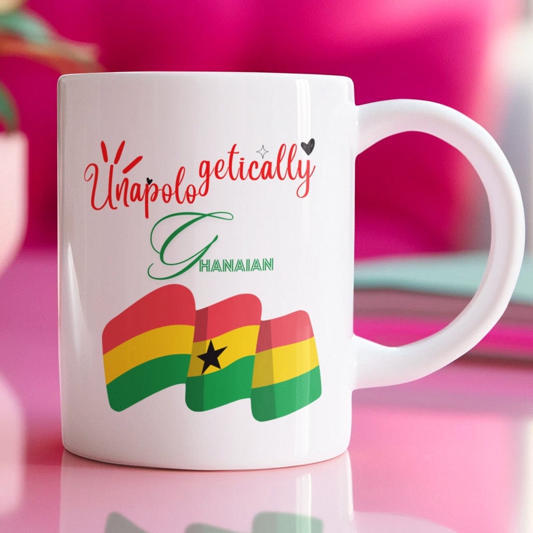 Ghana Flag Mug Ghanaian Pride Coffee Mug Gift for a Ghanaian Gift for ...