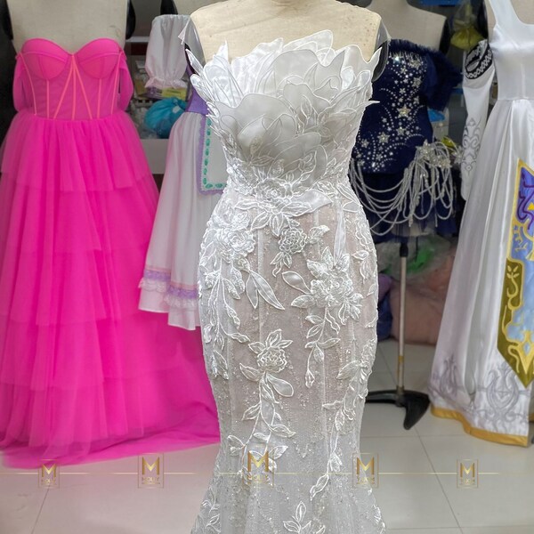 Long Sleeve Sexy Wedding Dresses Etsy