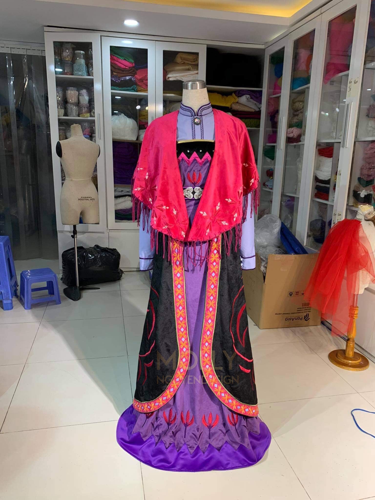 Embroideries Queen Iduna Costume Frozen 2 Disney Costume | Etsy UK