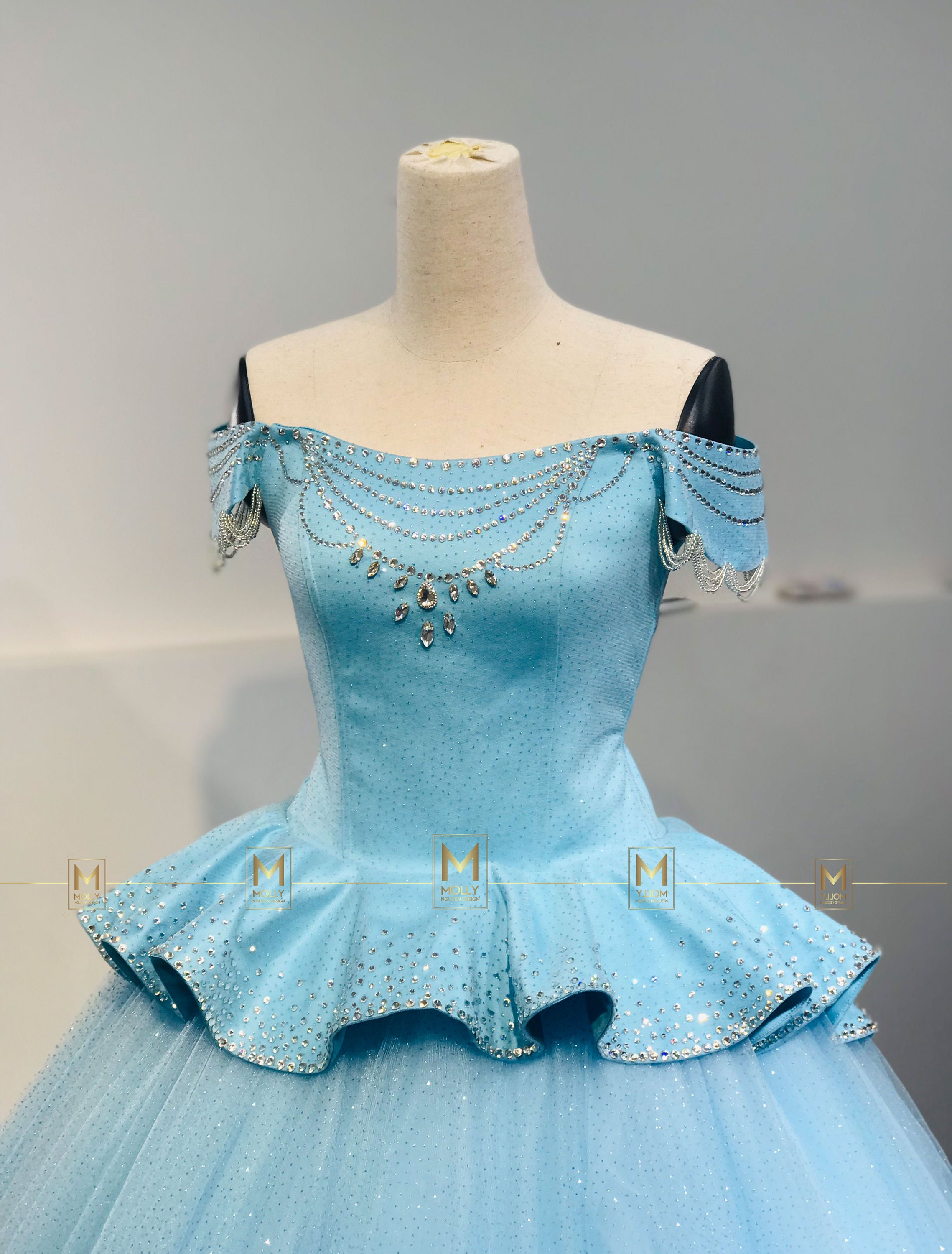 Brandy Cinderella Costume in Blue Verison - Cinderella Dress ...