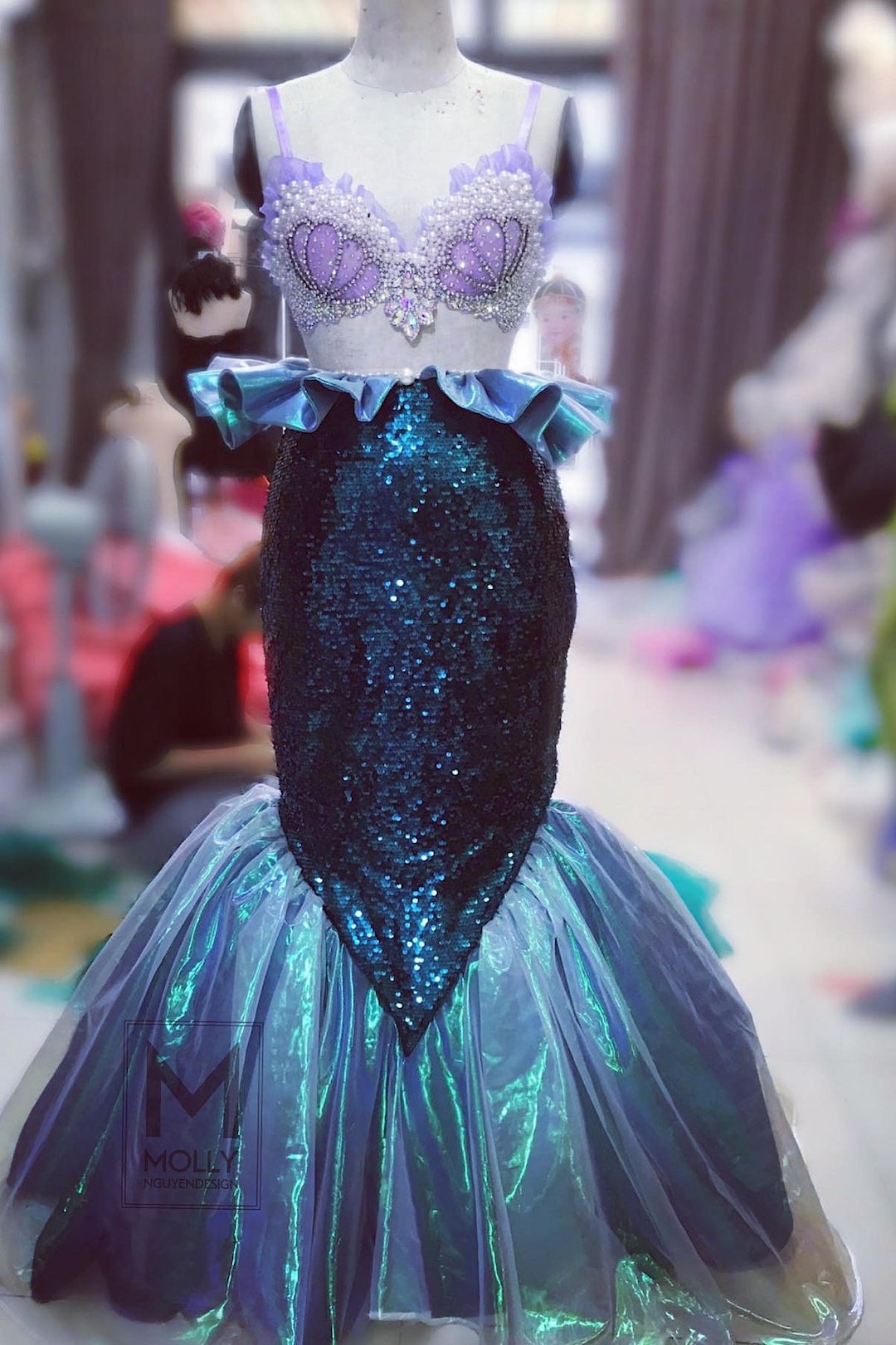 Ariel Little Mermaid, Ariel Tails Costume, Ariel Costume, - Etsy