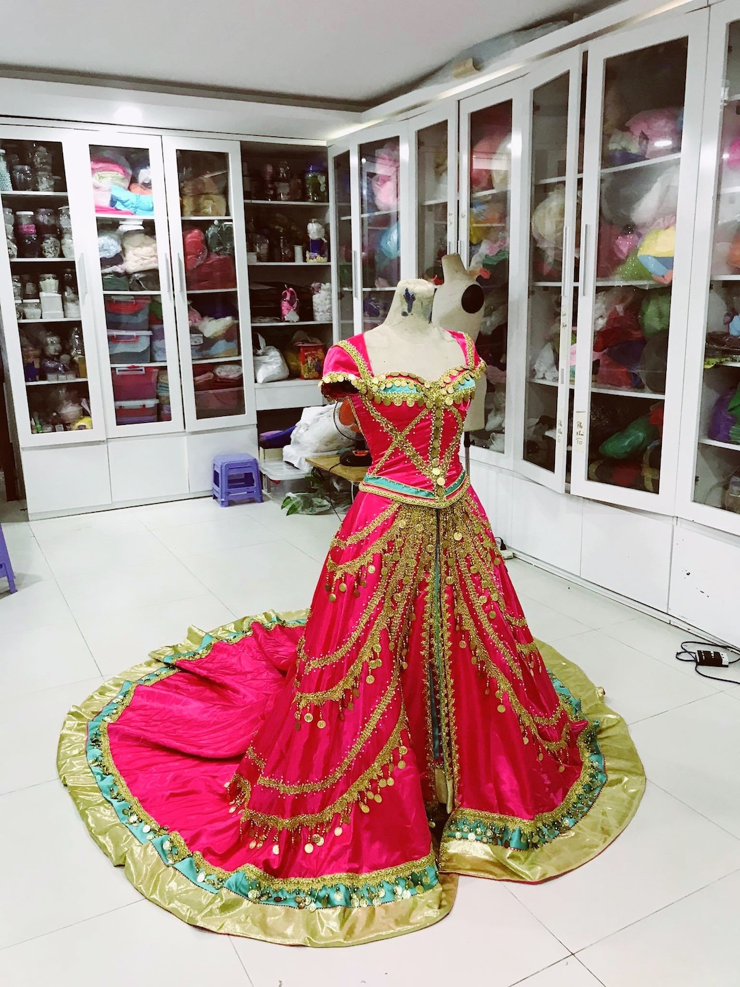 Jasmine Pink Costume Inspired Jasmine Live Action Jasmine Adult Costume