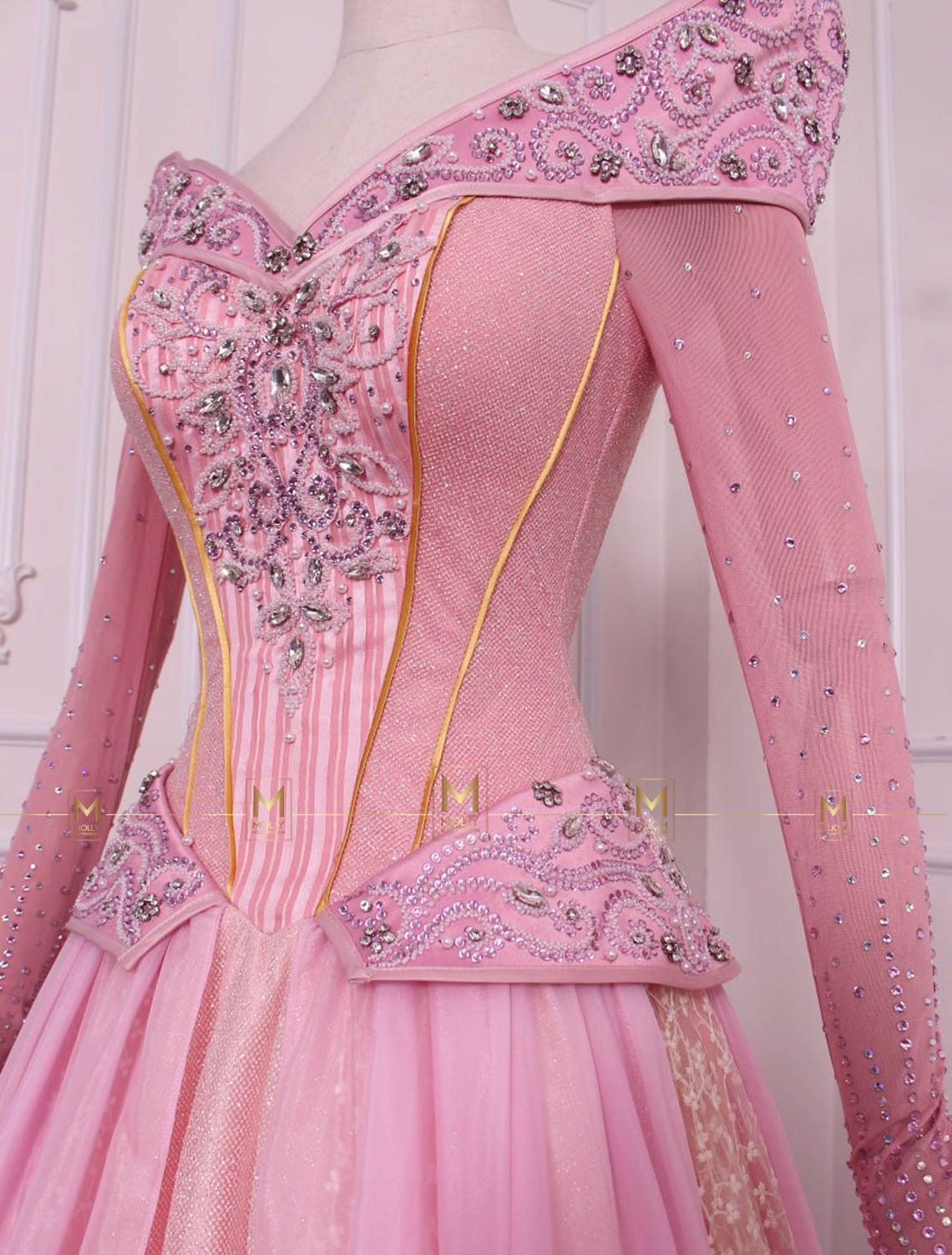 The Aurora Sleep Beautiful Gown Inspired Cosplay Costume - Handmade ...