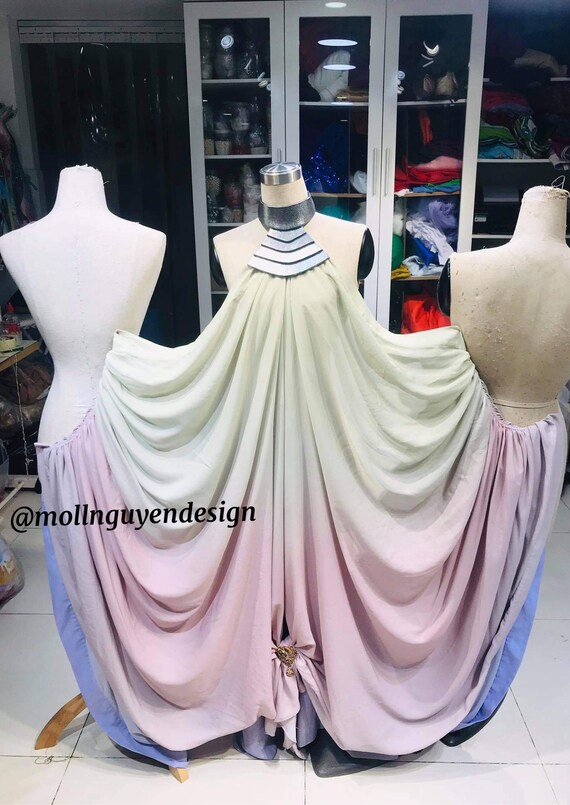 Padme Lake Dress Padme Adult Gown Costume Inspired Stars - Etsy