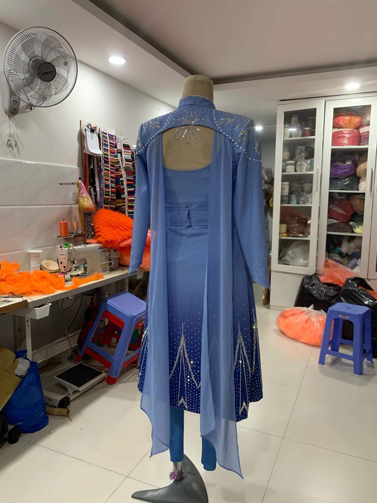 Elsa Frozen 2 Blue Costume, Elsa Blue Cosplay, Frozen 2 Costume Adult ...