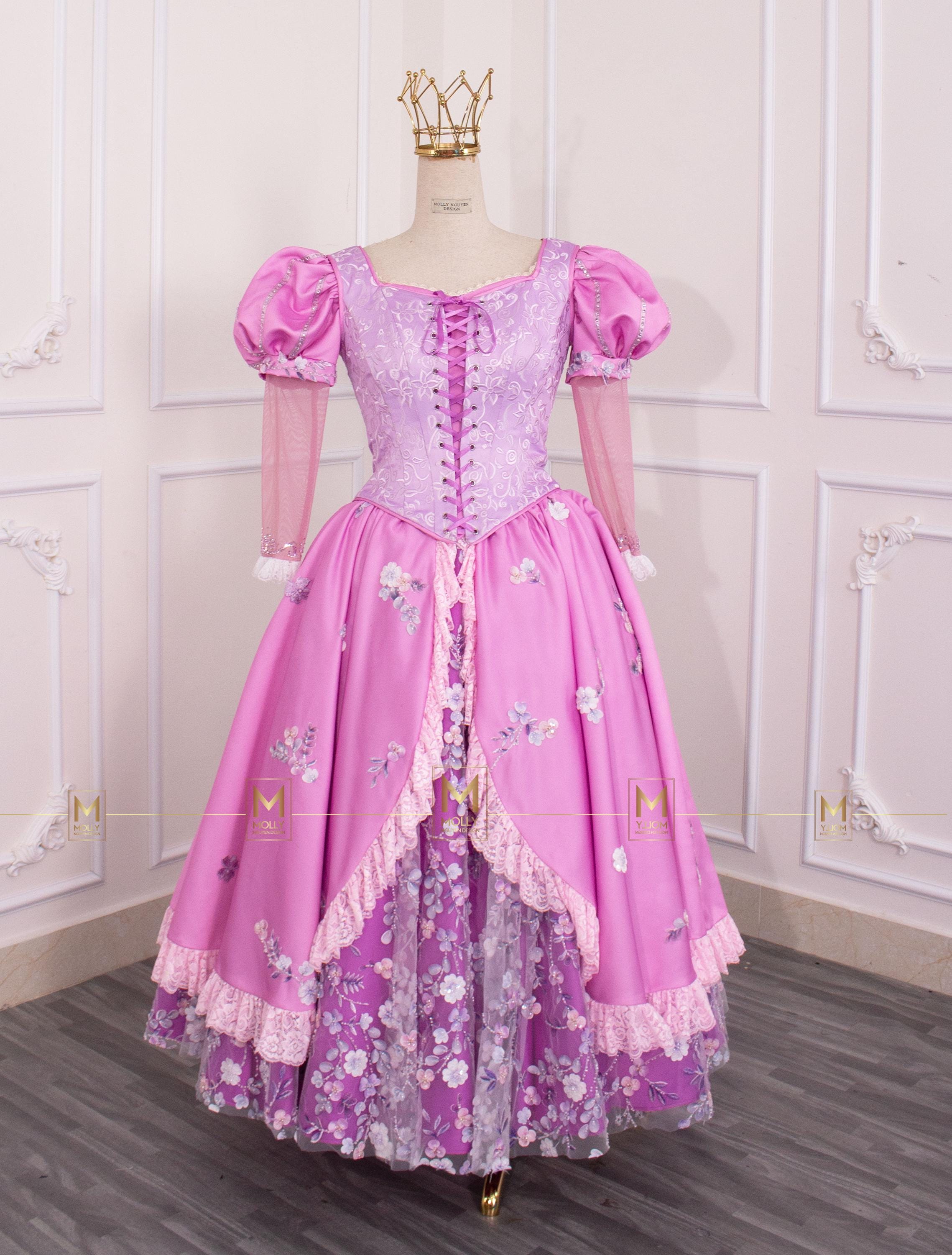 The Rapunzel Gown Disney Cosplay Inspired Costume Design - Etsy
